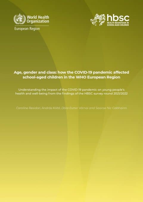 Understanding the impact of the COVID-19 pandemic on young people’s health and well-being | HBSC ...